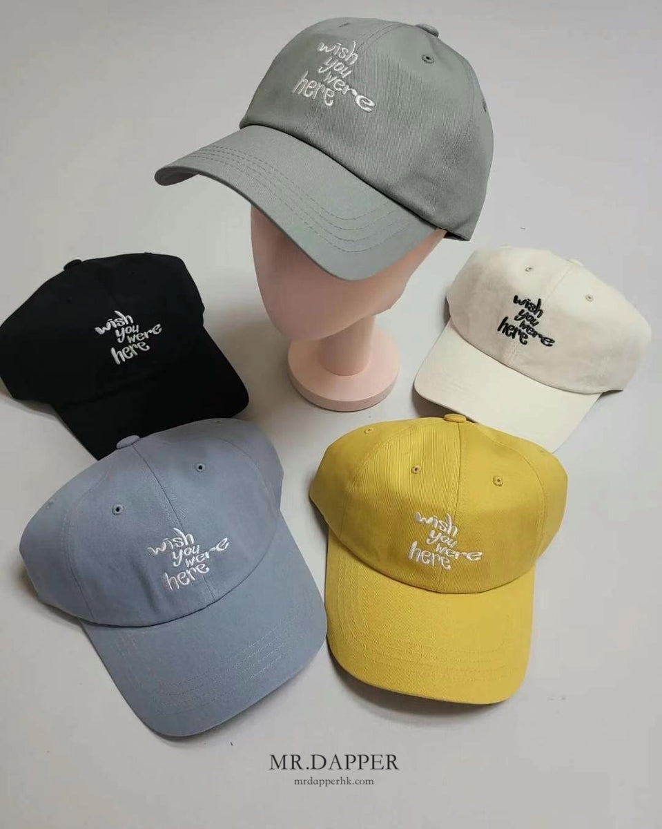 WISH YOU WERE HERE CAP[五色] –Mr.Dapper